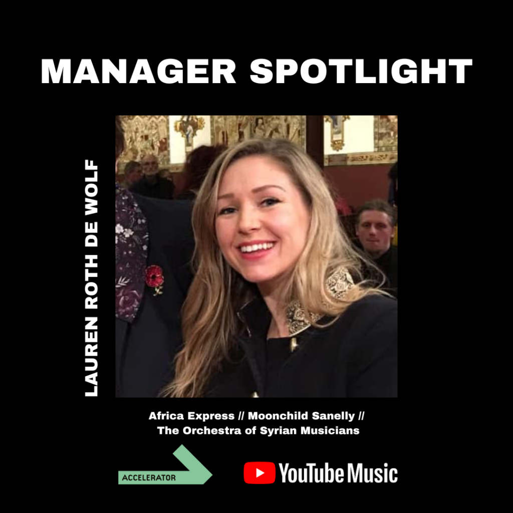 Manager Spotlight: Lauren Roth de Wolf - Music Managers Forum (MMF)